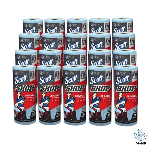 Toalla – Paño Multiusos En Rollo Scott Shop Azul 20 Pzas ¡Envío GRATIS ...